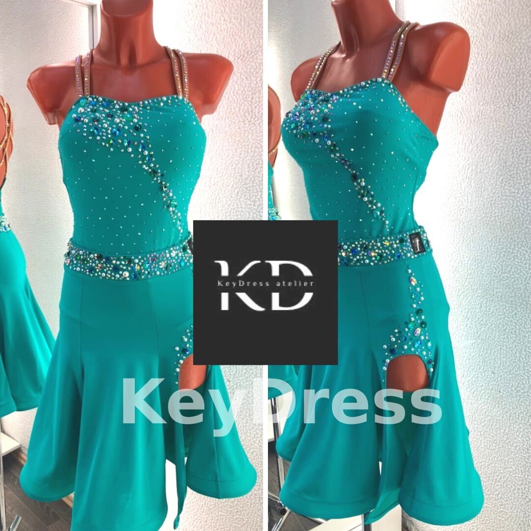 Latin Ballroom Dress.latin Dance Dress.salsa Dress.ballroom Dresses ...