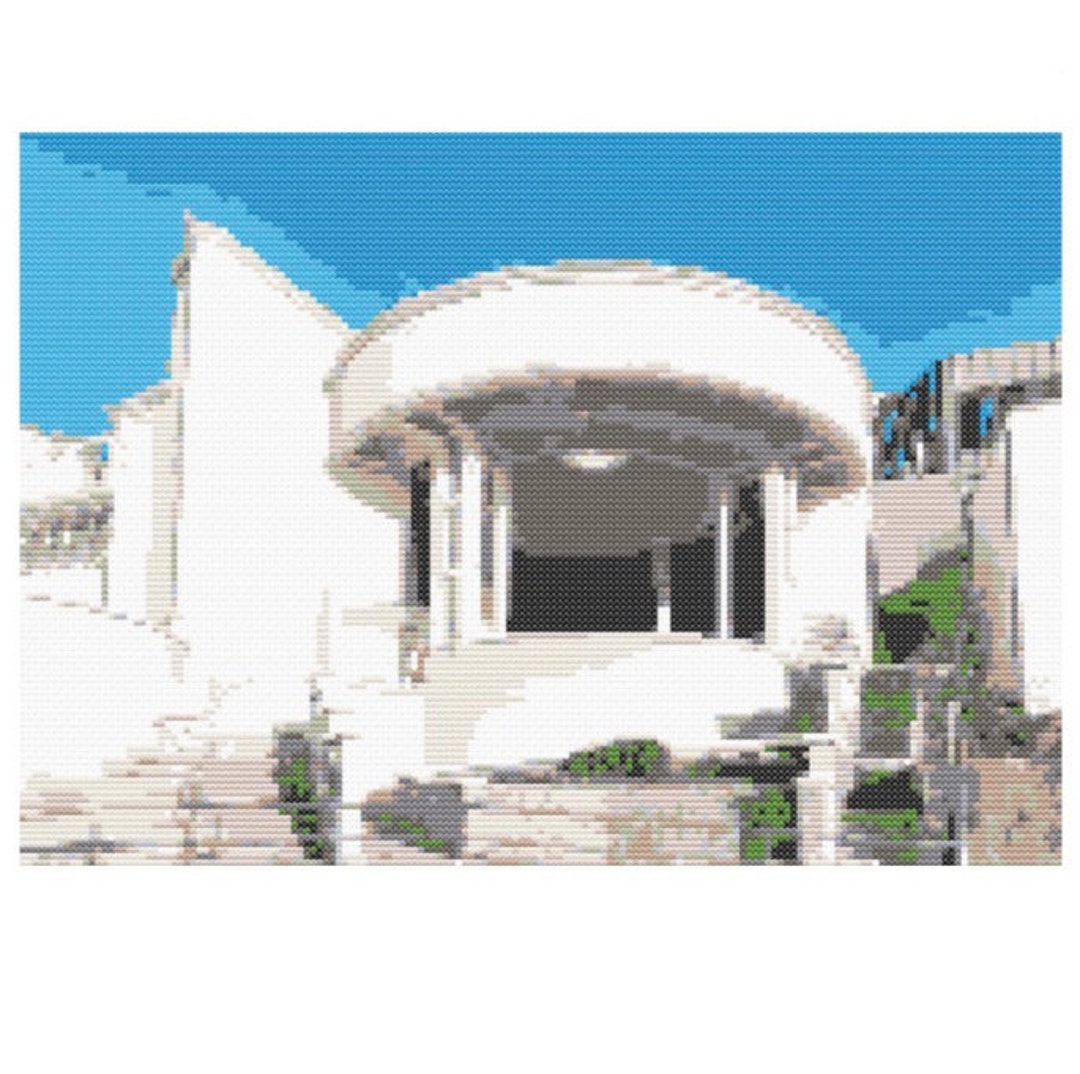 Tate St Ives Modern Cross Stitch Pattern. Porthmeor. Architecture ...