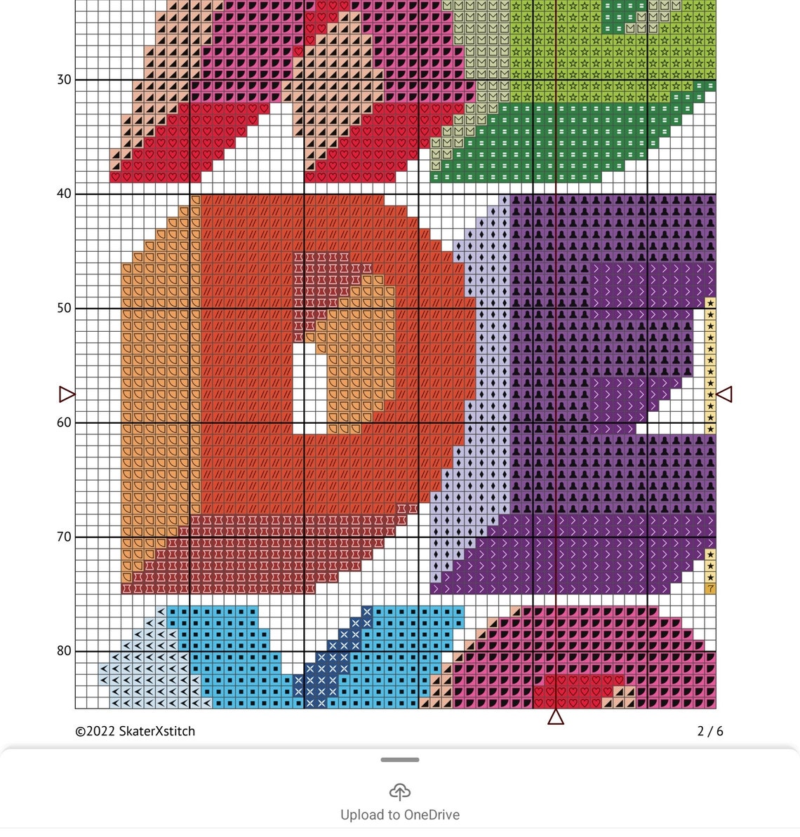 Modern Alphabet Cross Stitch Pattern: Graphic Lettering Sampler (PDF ...