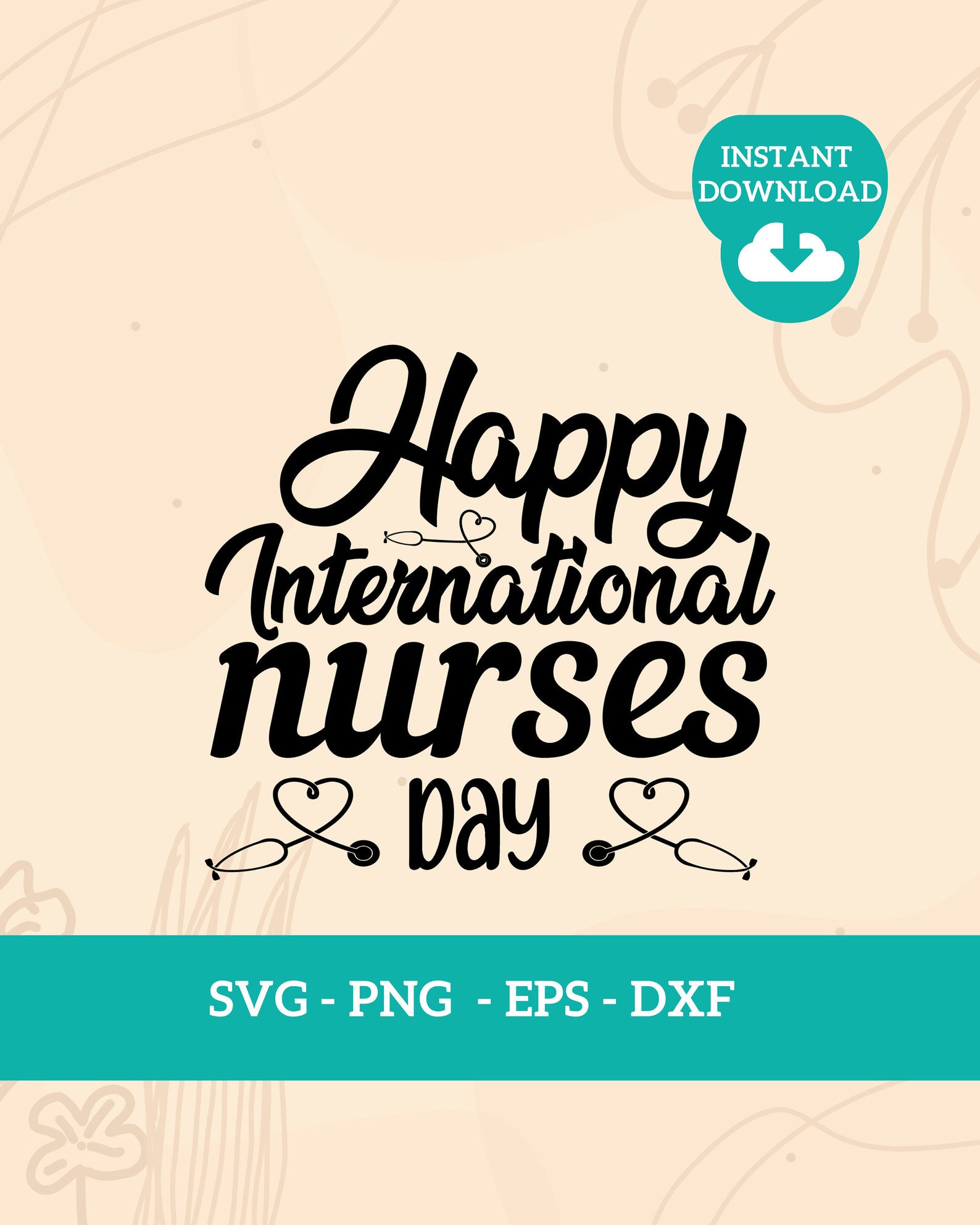 Happy International Nurses Day Svg,international Health Care Day,happy ...