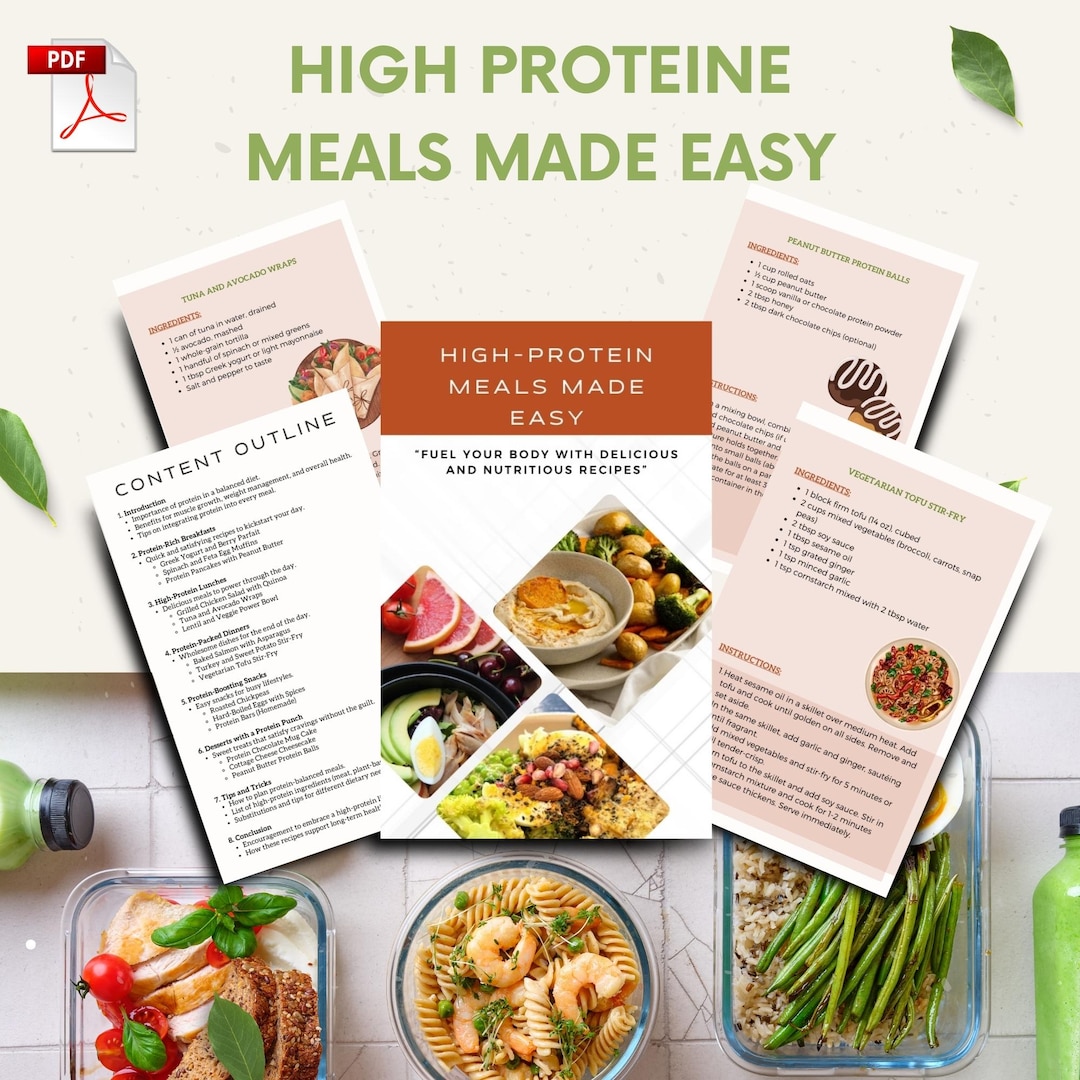 High-protein Meals Recipes Made Easy: Fuel Your Body With Delicious and ...