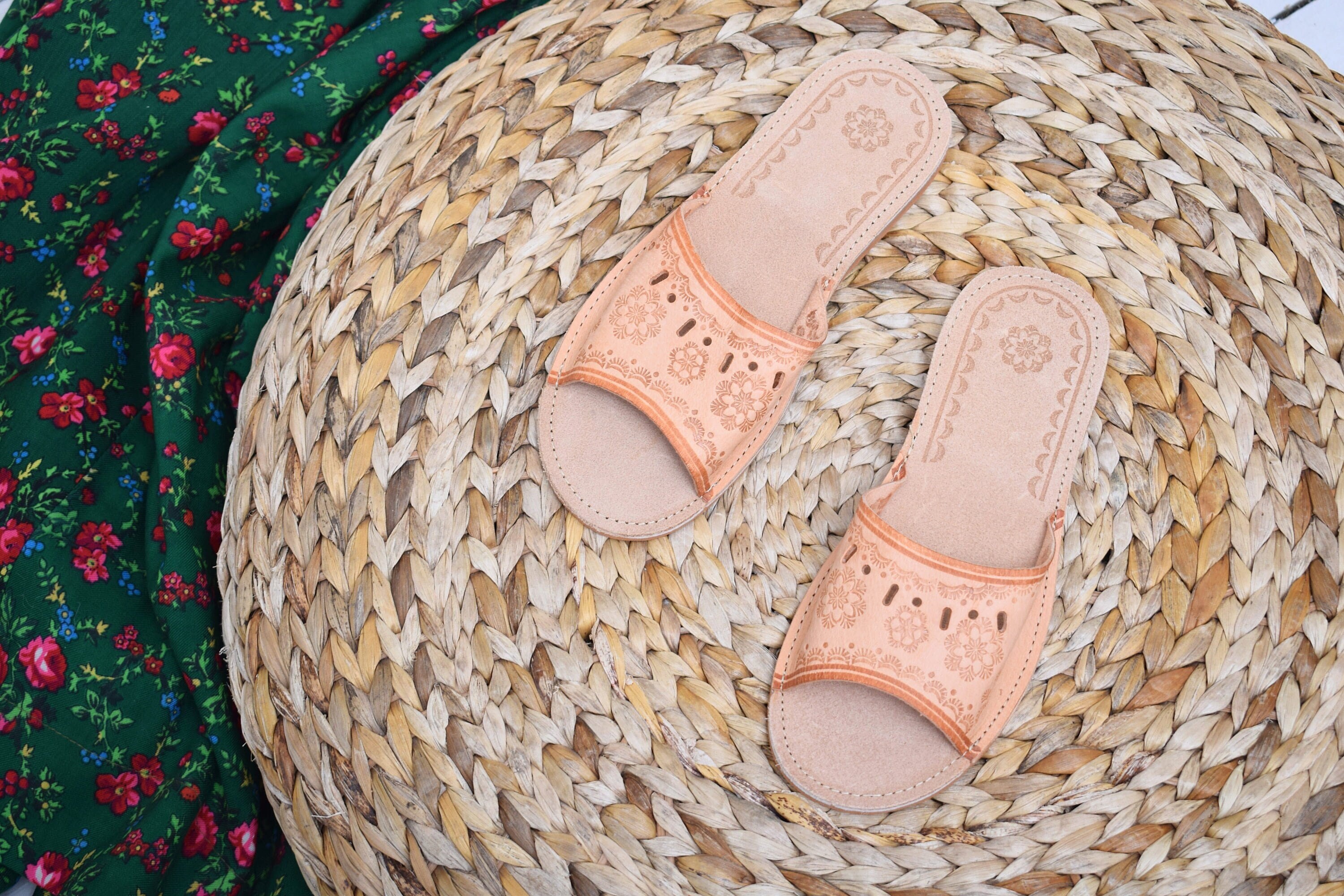 Women's Leather Slipper, Home Shoes, Polish Tradition, Highlander ...