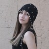 White Knitted Crochet Skull Cap Hat-summer Boho Skull Caps-women Boho ...