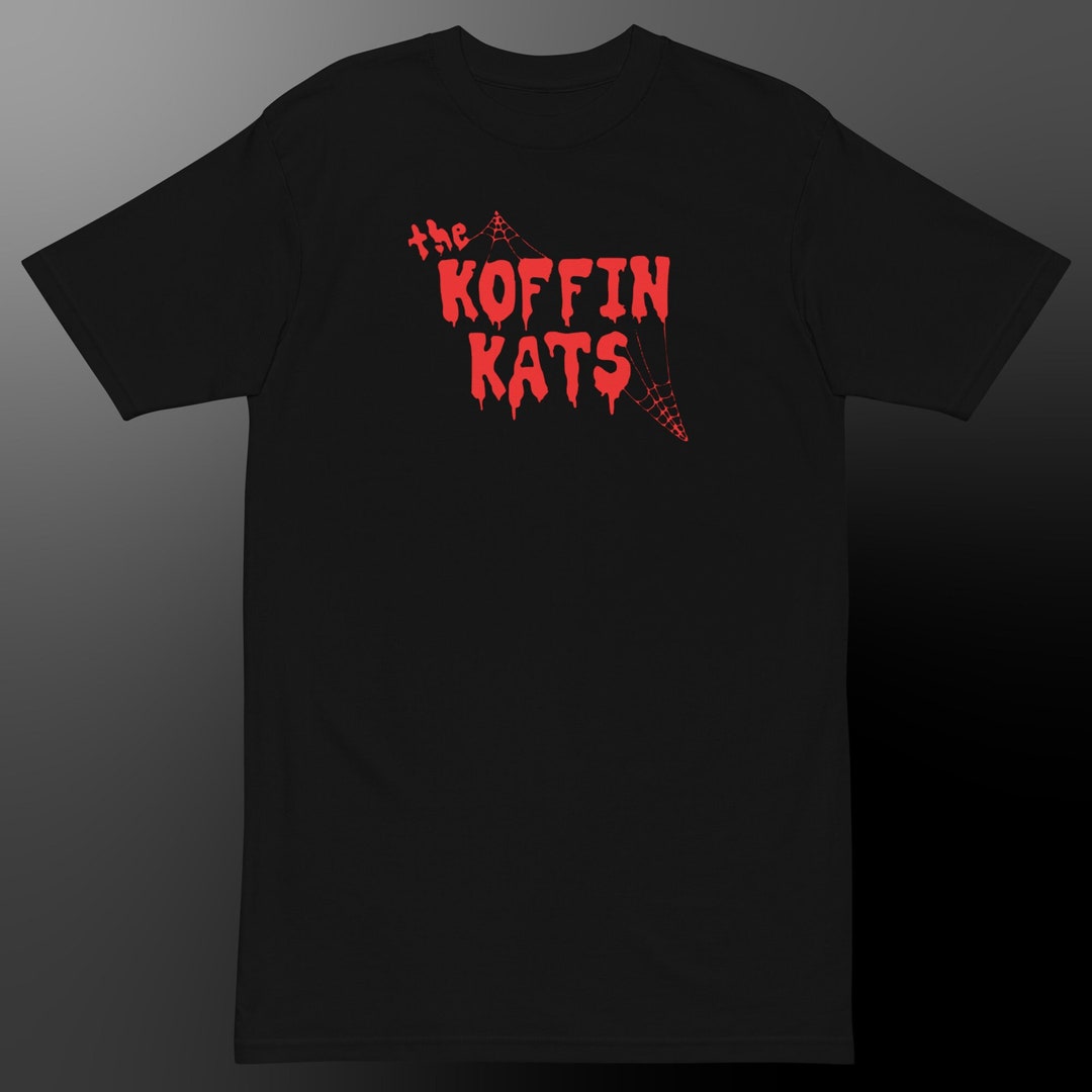 Koffin Kats Band Tshirt Red Logo - Etsy
