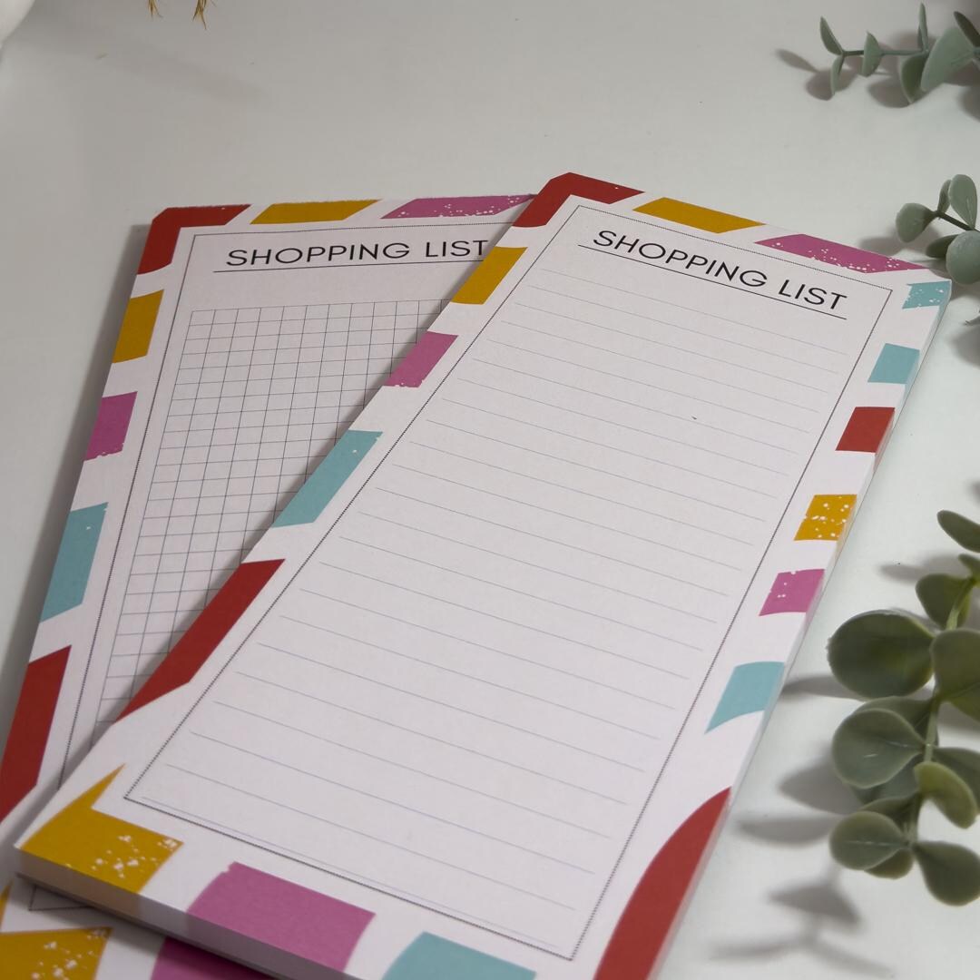 Rainbow Splodge to Do List: Lined or Grid Memo Pad - Etsy