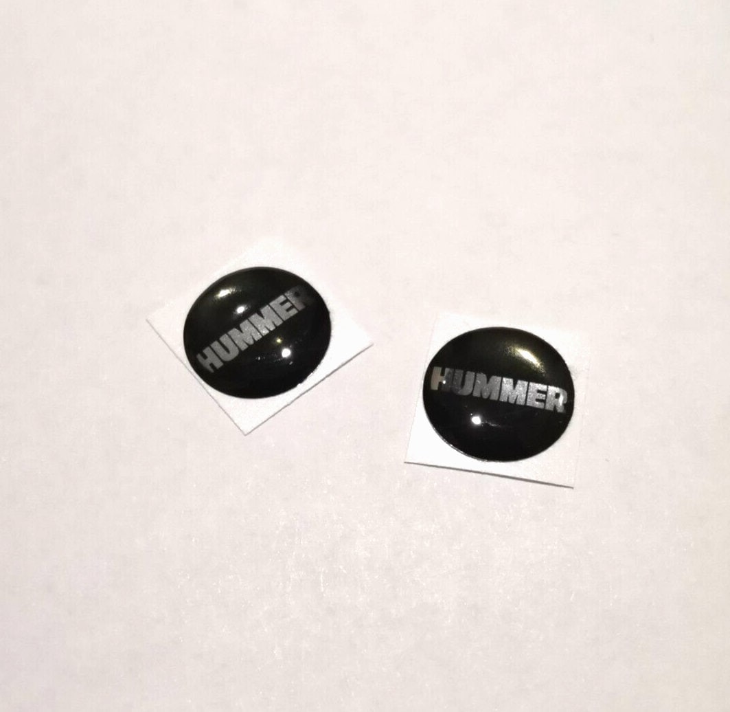 2x Hummer Emblems Stickers for Car Key Fob 14mm Crystal - Etsy