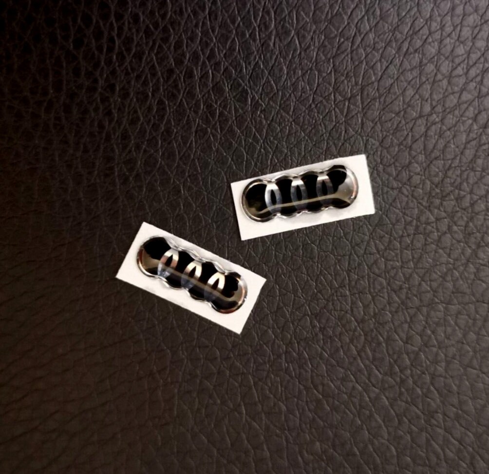 2x Audi Emblems Stickers for Car Key Fob Shell 16mm Crystal - Etsy
