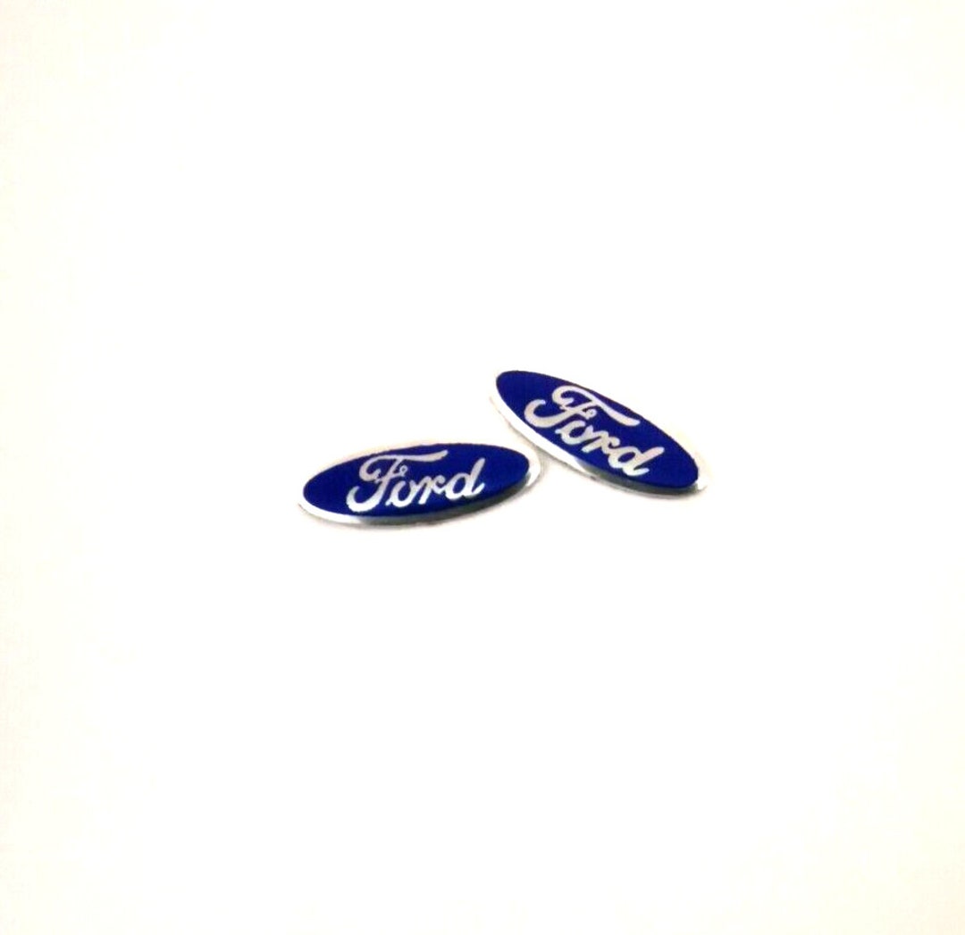 2x 19mm X 6mm Ford Logo Stickers Badges Emblems for Car Remote Key Fob ...