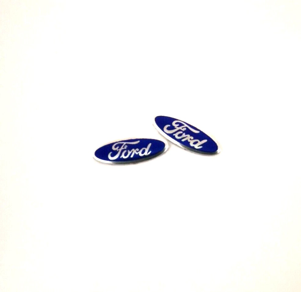 2x 19mm X 6mm Ford Logo Stickers Badges Emblems for Car Remote Key Fob ...