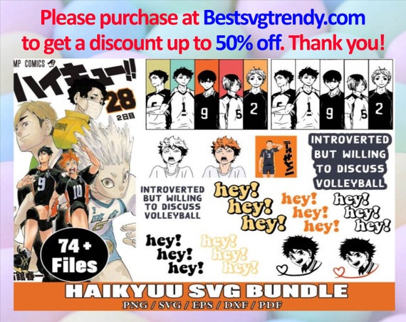 Papercraft Craft Supplies & Tools Haikyuu Svg Shoyo Hinata SVG Haikyuu ...