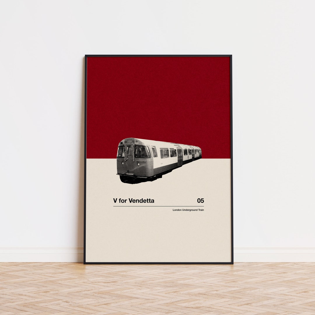 V for Vendetta | Car in Movie Series | Mid Century Modern Poster ...