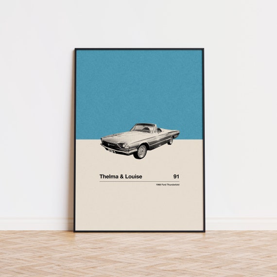 Thelma And Louise Car Drawing Sold At Auction: Thelma & Louise (1991)