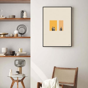 500 Days Inspired Poster | Mid Century Modern Poster | Minimalist ...