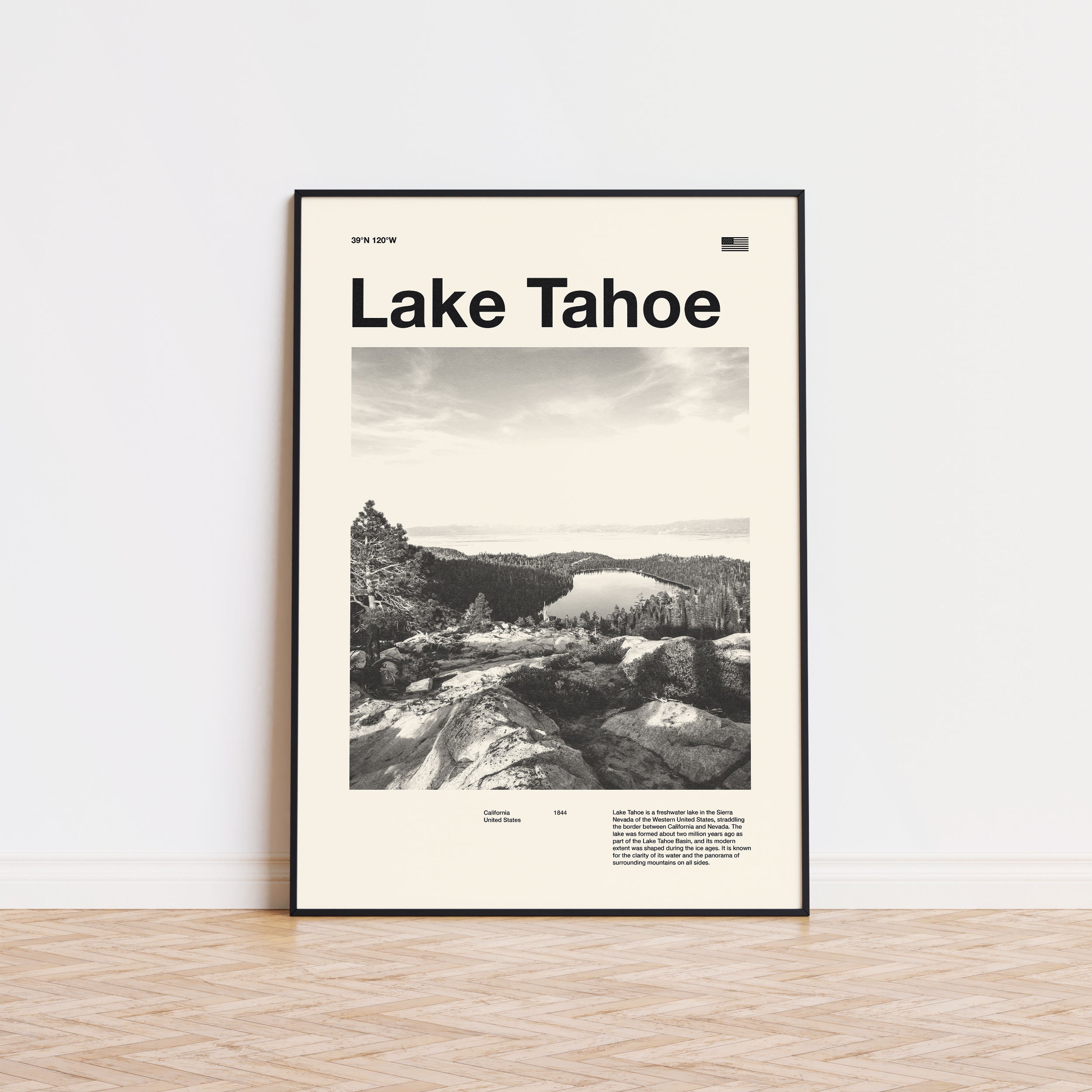 Lake Tahoe Art Print Lake Tahoe Poster Lake Tahoe Wall Art - Etsy