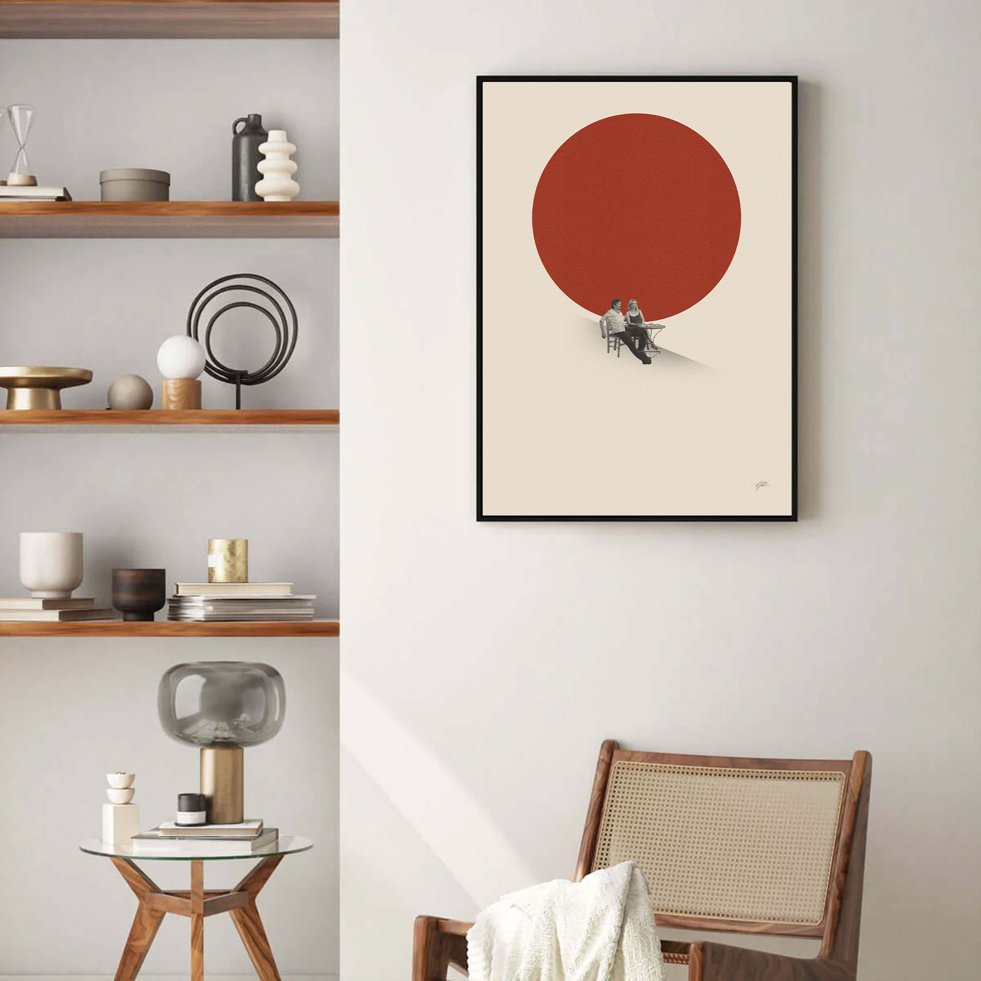 Before Midnight Inspired Poster | Mid Century Modern Poster ...