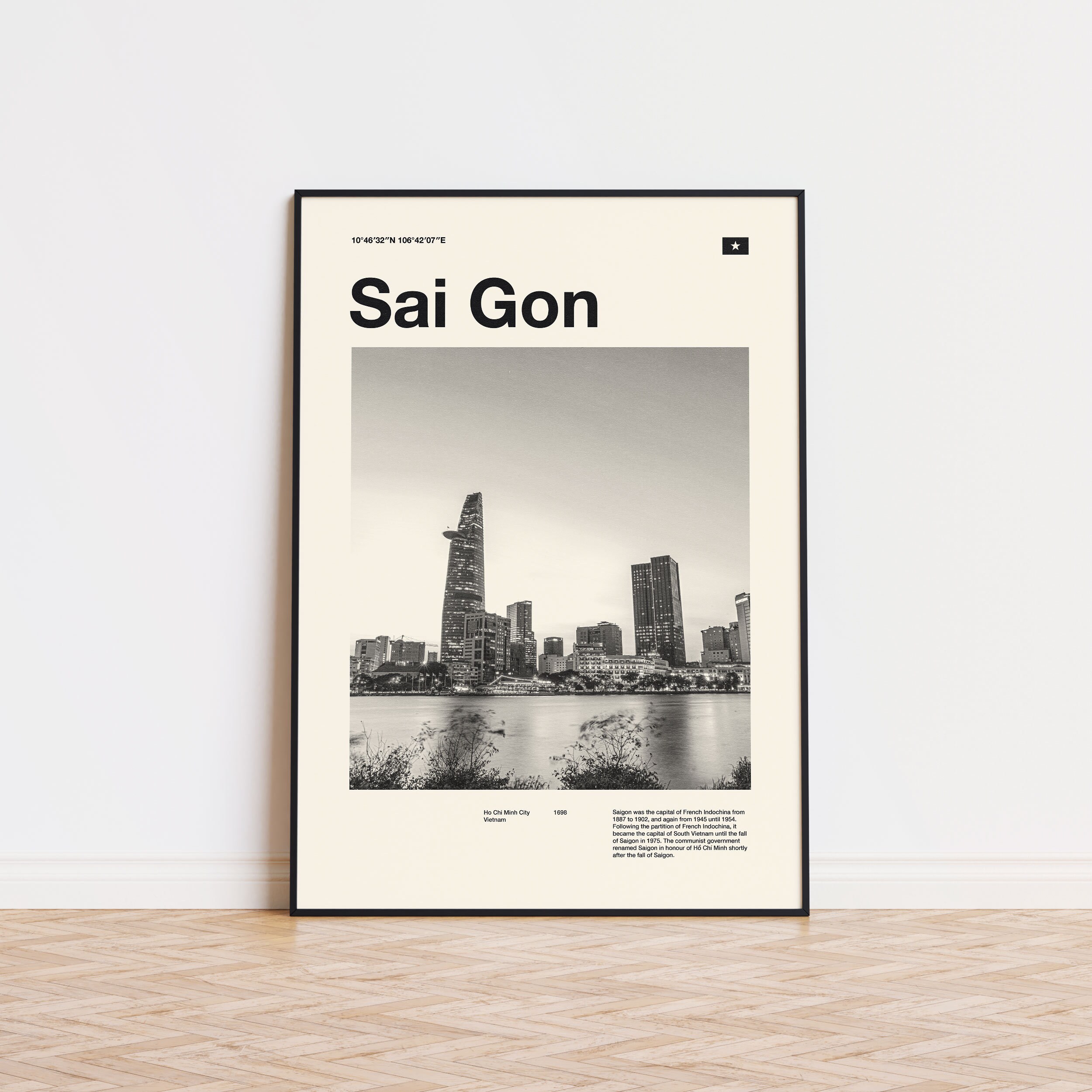 Sai Gon Art Print | Sai Gon Poster | Sai Gon Wall Art | Mid Century ...