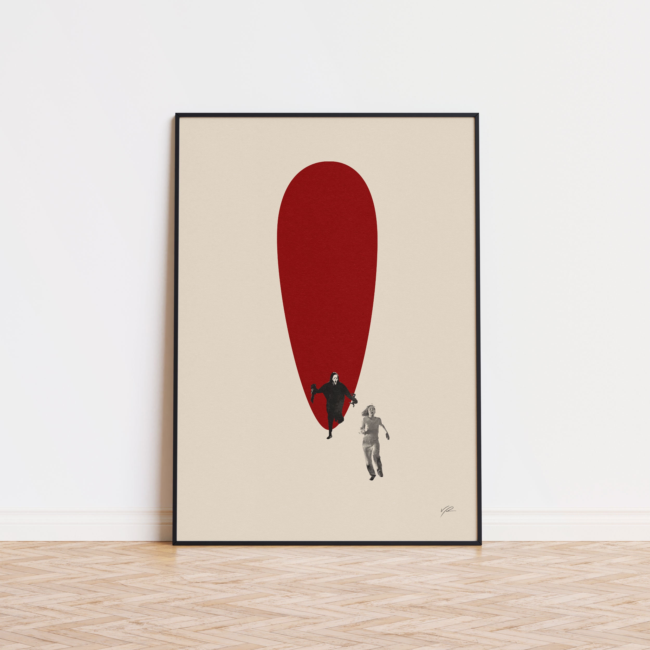 Scream 1996 Inspired Poster | Mid Century Modern Poster | Minimalist ...