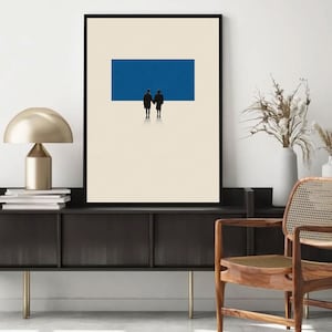 Fight Club Inspired Poster Mid Century Modern Poster Minimalist Poster ...