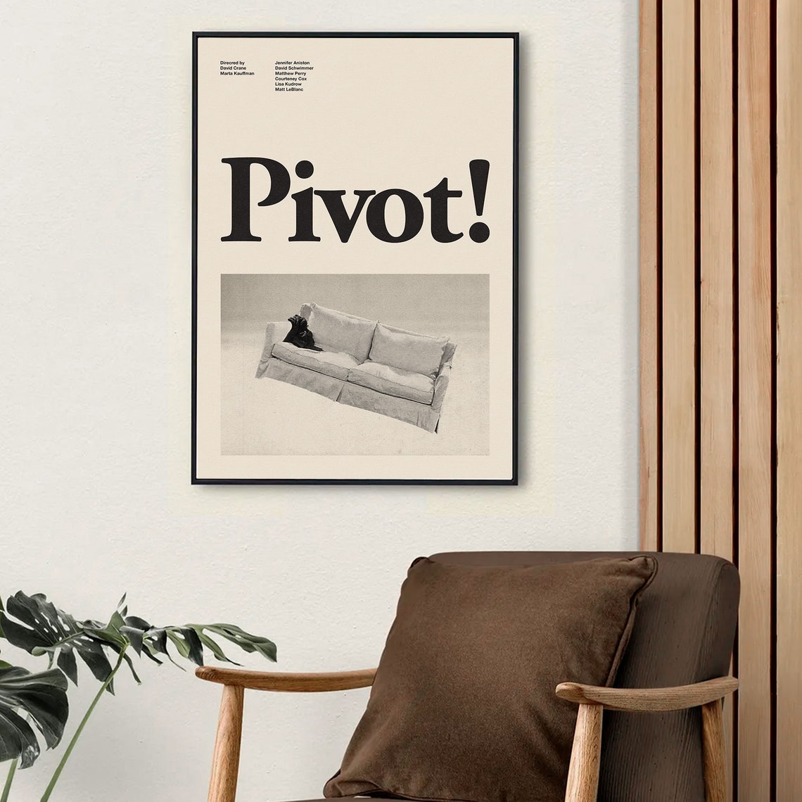 Pivot Friends Inspired Poster Mid-century Modern Poster - Etsy