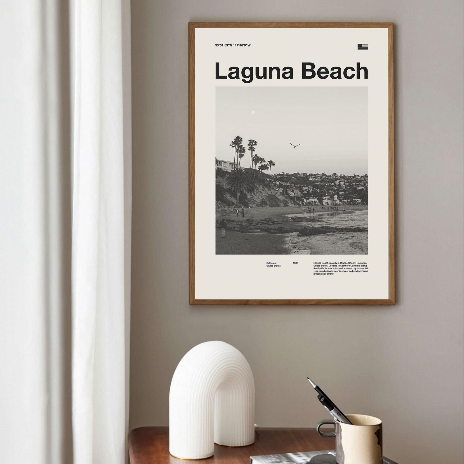 Laguna Beach City Art Print Laguna Beach Poster Laguna - Etsy