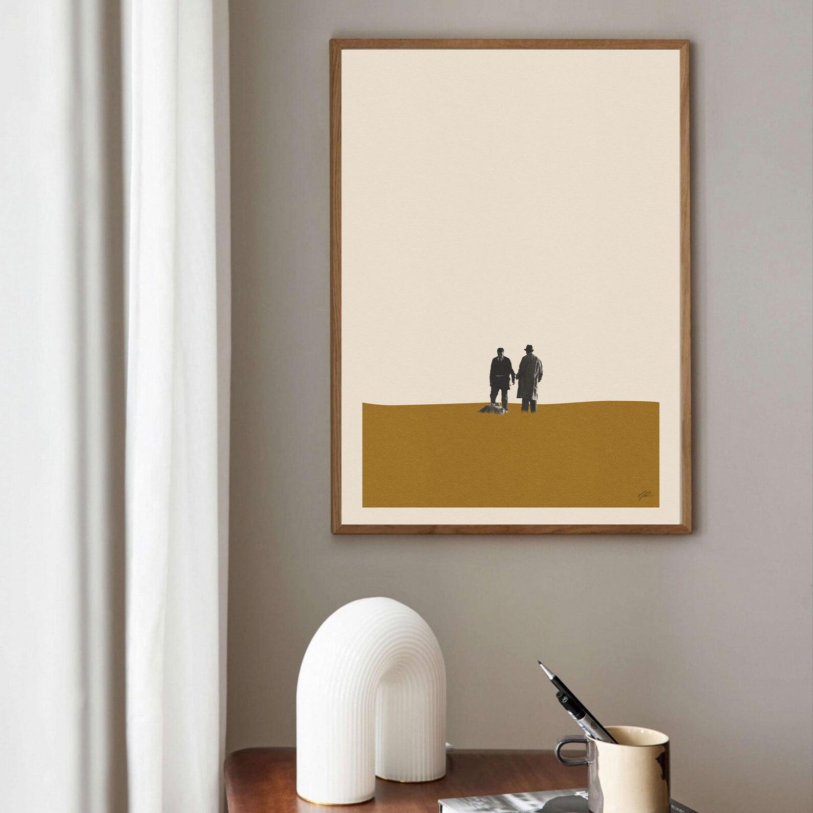 Seven Inspired Movie Poster | Mid Century Modern Poster | Minimalist ...