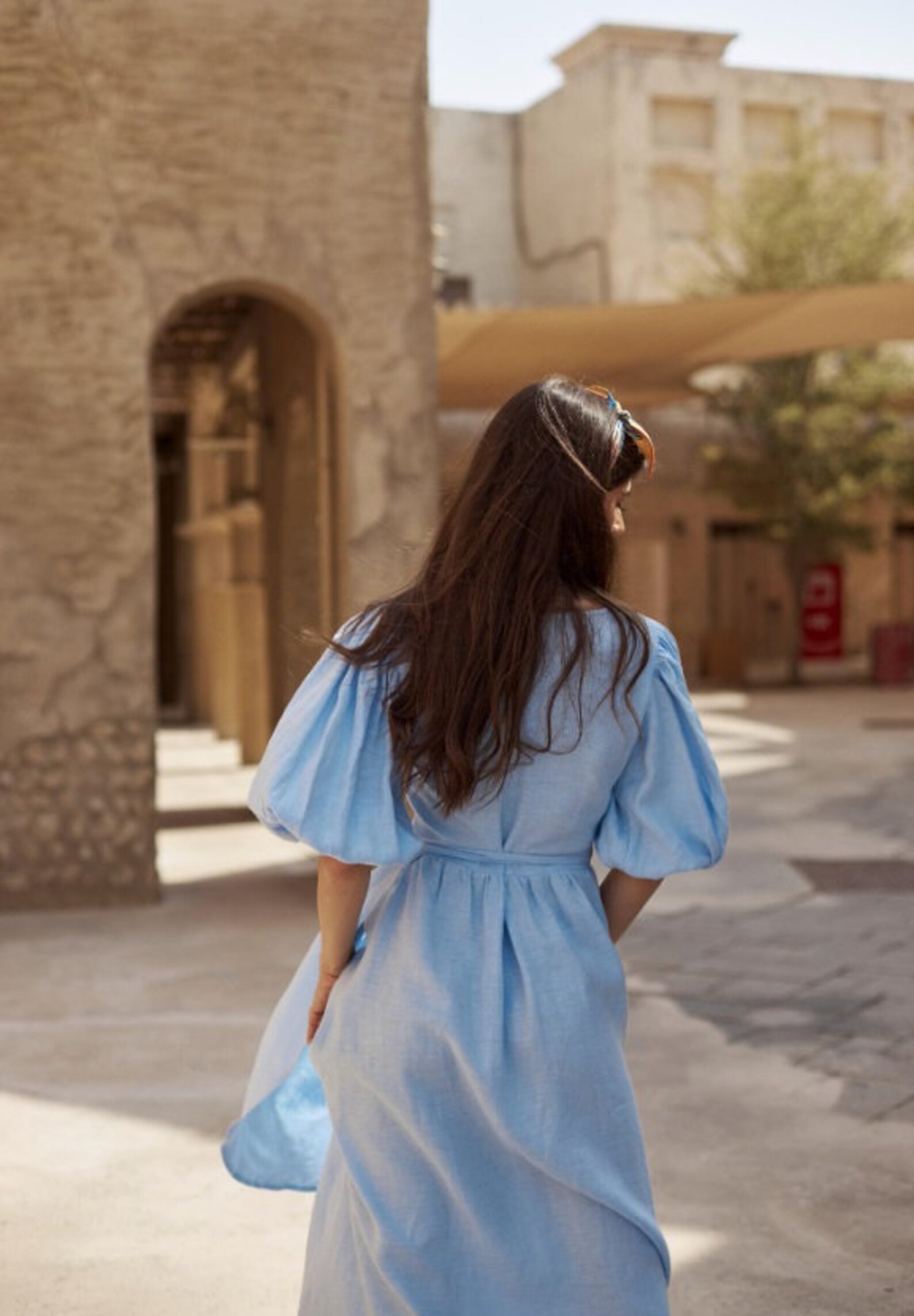 Wrap Linen Dress, Muslin Women Dress, Summer Dress, Spring Dress - Etsy