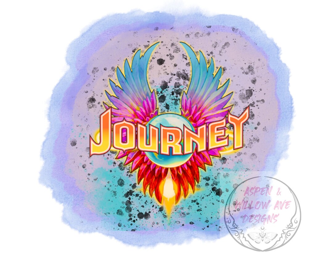 Journey Png Design, Retro Journey Png, Vintage Rock Png, Vintage ...