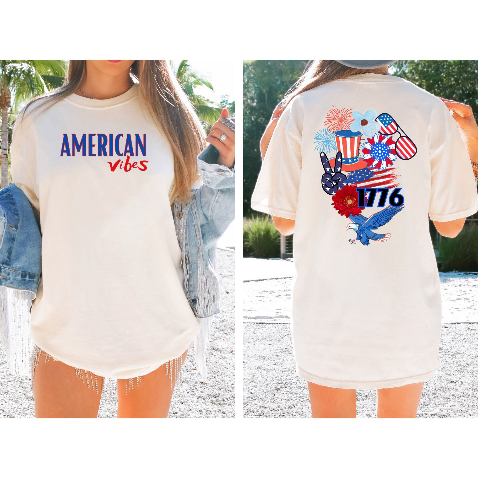 American Vibes PNG – 4th of July Sublimation Designs (digital Download ...