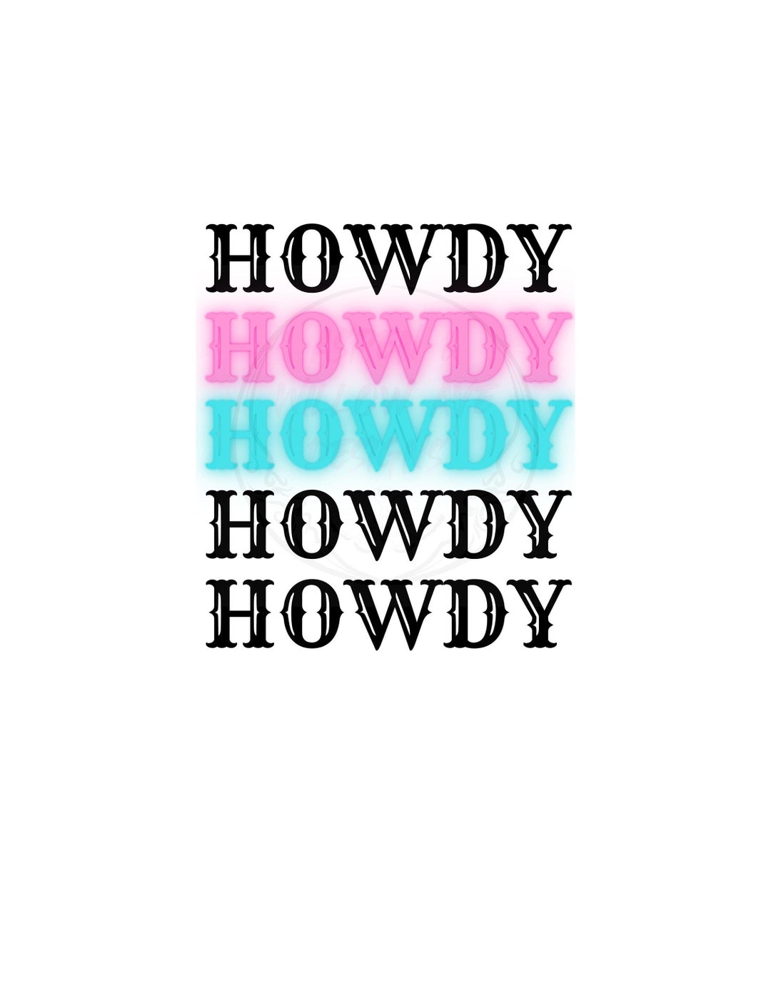 Howdy Png- Howdy Svg- Howdy Yall Png- Howdy Howdy Howdy Png- Western ...