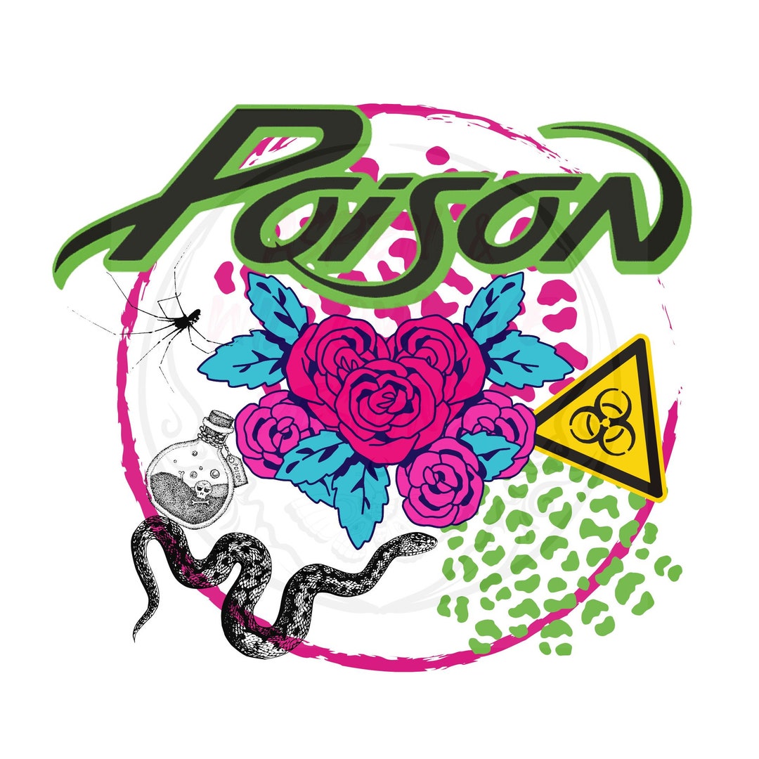 Poison Png- Hair Band Png- Brett Michaels Png- 80's Png- 90's Png- 80's ...