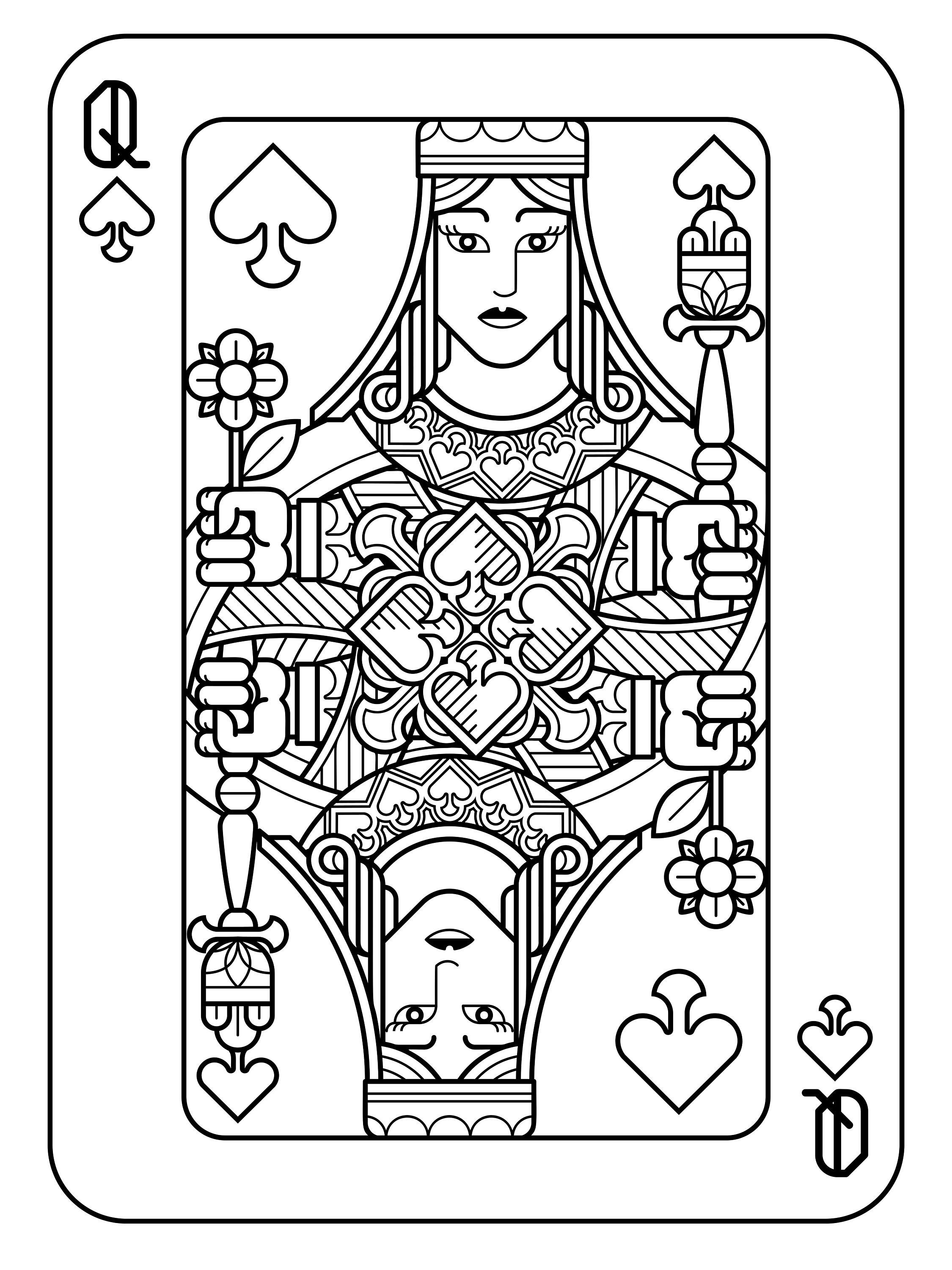 King and Queen Playing Cards, Set of Two, His & Hers Gift Set, Wall ...