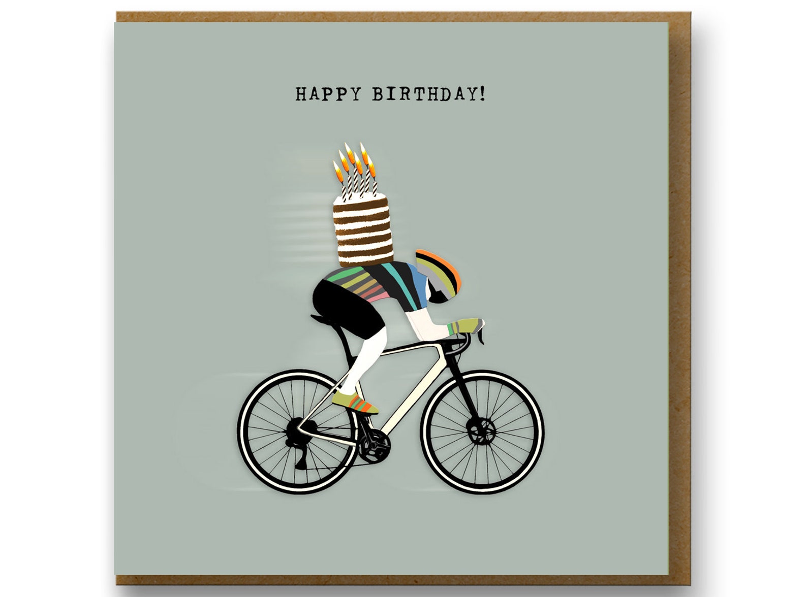 Funny Birthday Card for a Cyclist, Mamil - Etsy