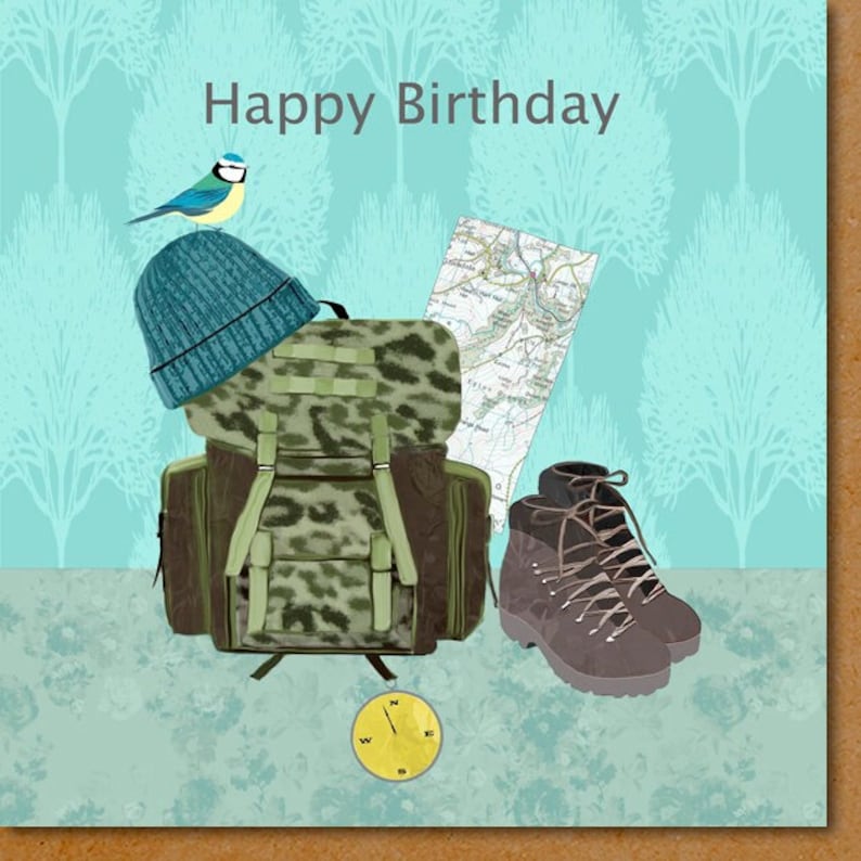 Walking Birthday Card Card for a Walker - Etsy
