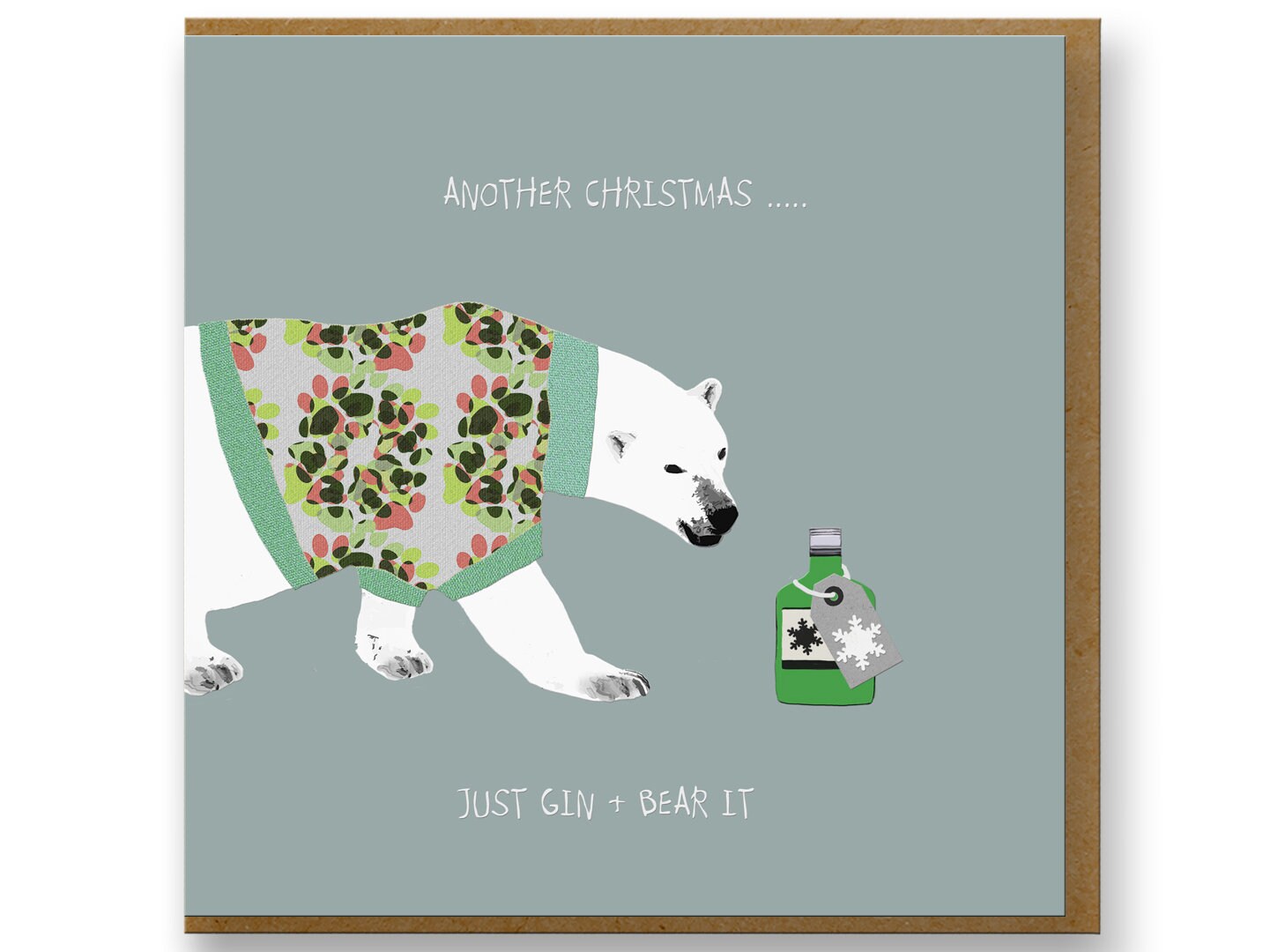 Set of 8 Fun Animal Christmas Cards Assorted Animal Christmas - Etsy