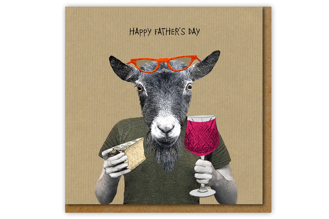 Fun Father's Day Card, Bon Viveur Dad, Connoisseur Father - Etsy