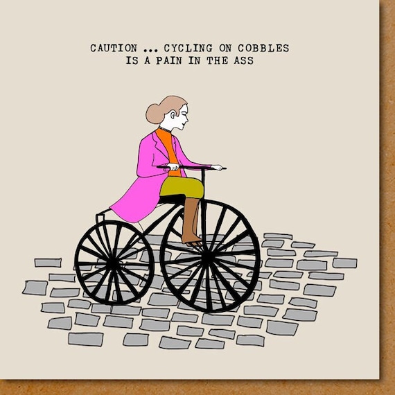 Funny Card for Cyclist Humour Card for Bike Fan Period Drama - Etsy