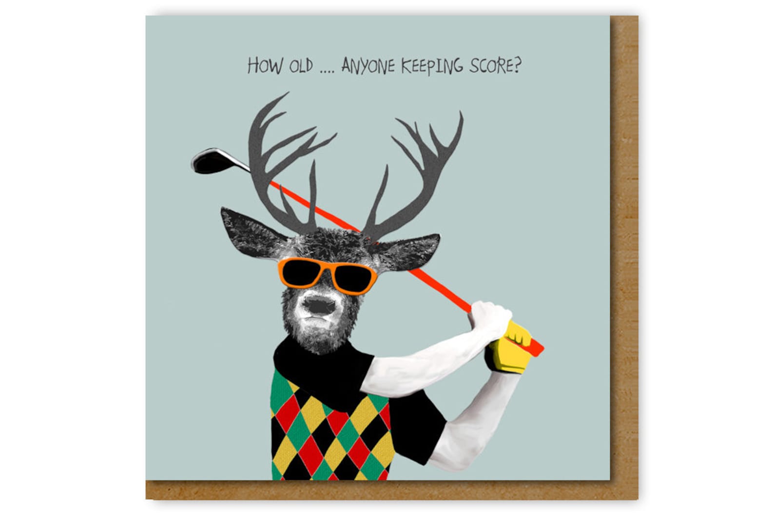 Funny Birthday Card for a Golfer, Golf Card for Him - Etsy
