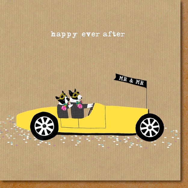 Same Sex Wedding Card Mr And Mr Wedding Card Gay Wedding Etsy