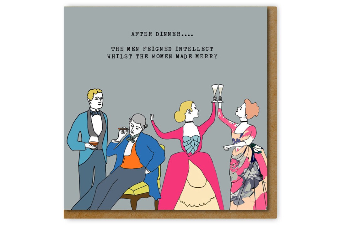 Funny Card for Her, Humour Card for Downton Fans, Period Drama Birthday ...