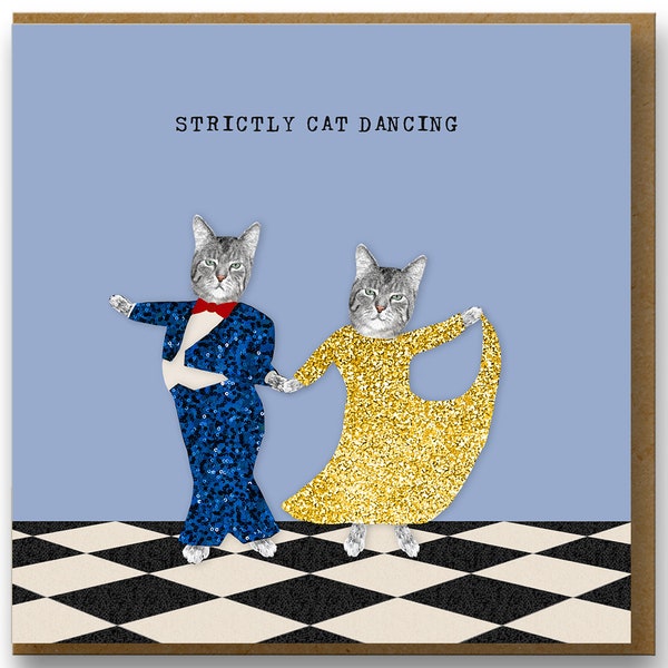 Dancing Cat - Etsy
