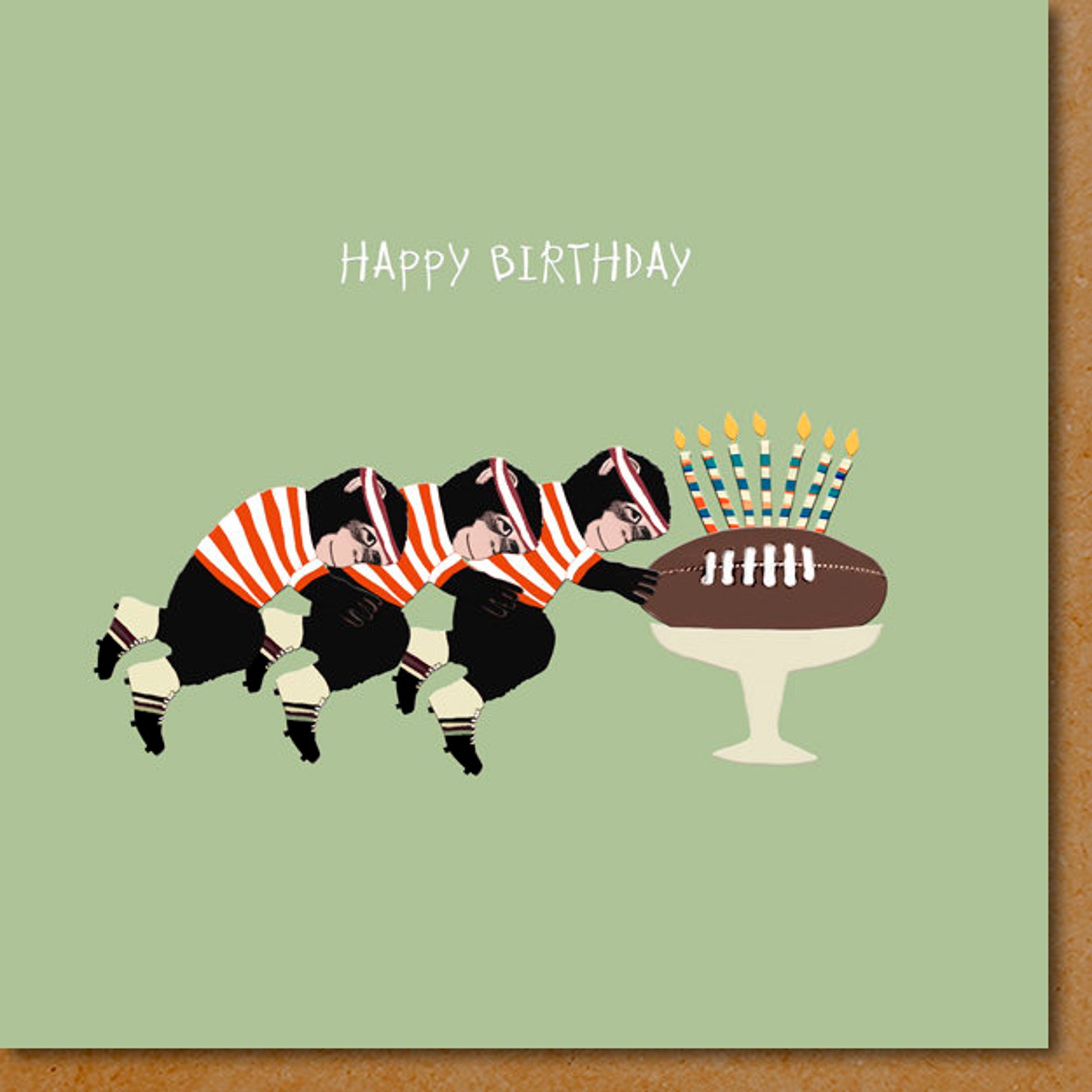 Funny Card for Rugby Fan, Rugby Birthday Card, Cute Rugby Card - Etsy UK