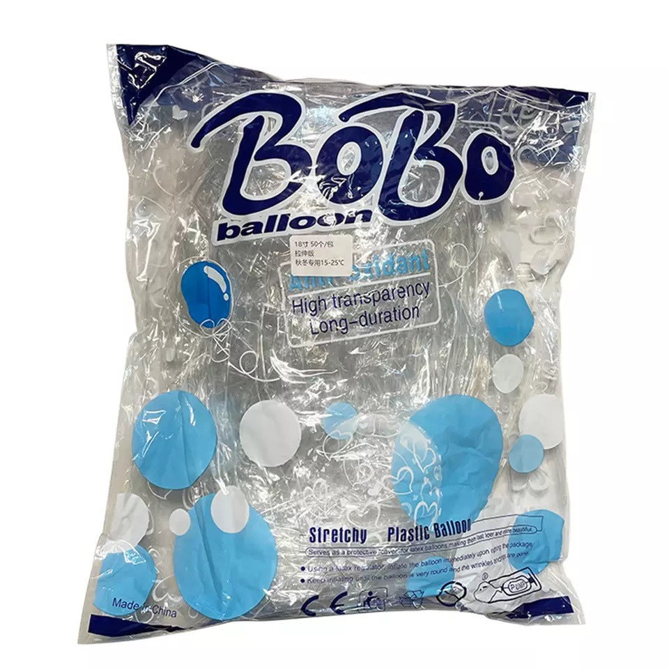 10pcs Pre Stretched Bobo Balloon Transparent Clear Bubble Ball Big ...