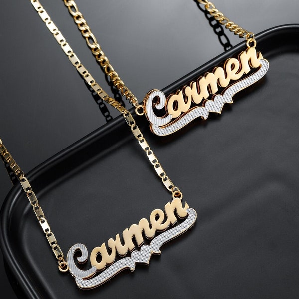 Gold Name Plate - Etsy