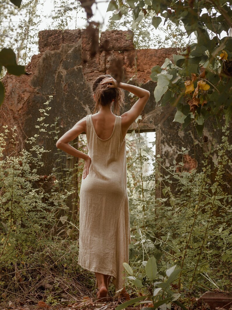 Бохо Удобный Стильный Эко Этнический Хиппи Наряд Бежевый Цвет - Etsy