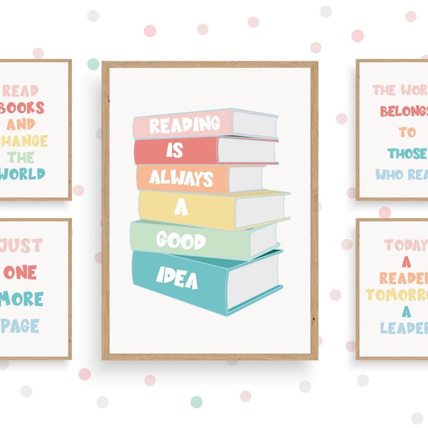 Reading Poster - Etsy