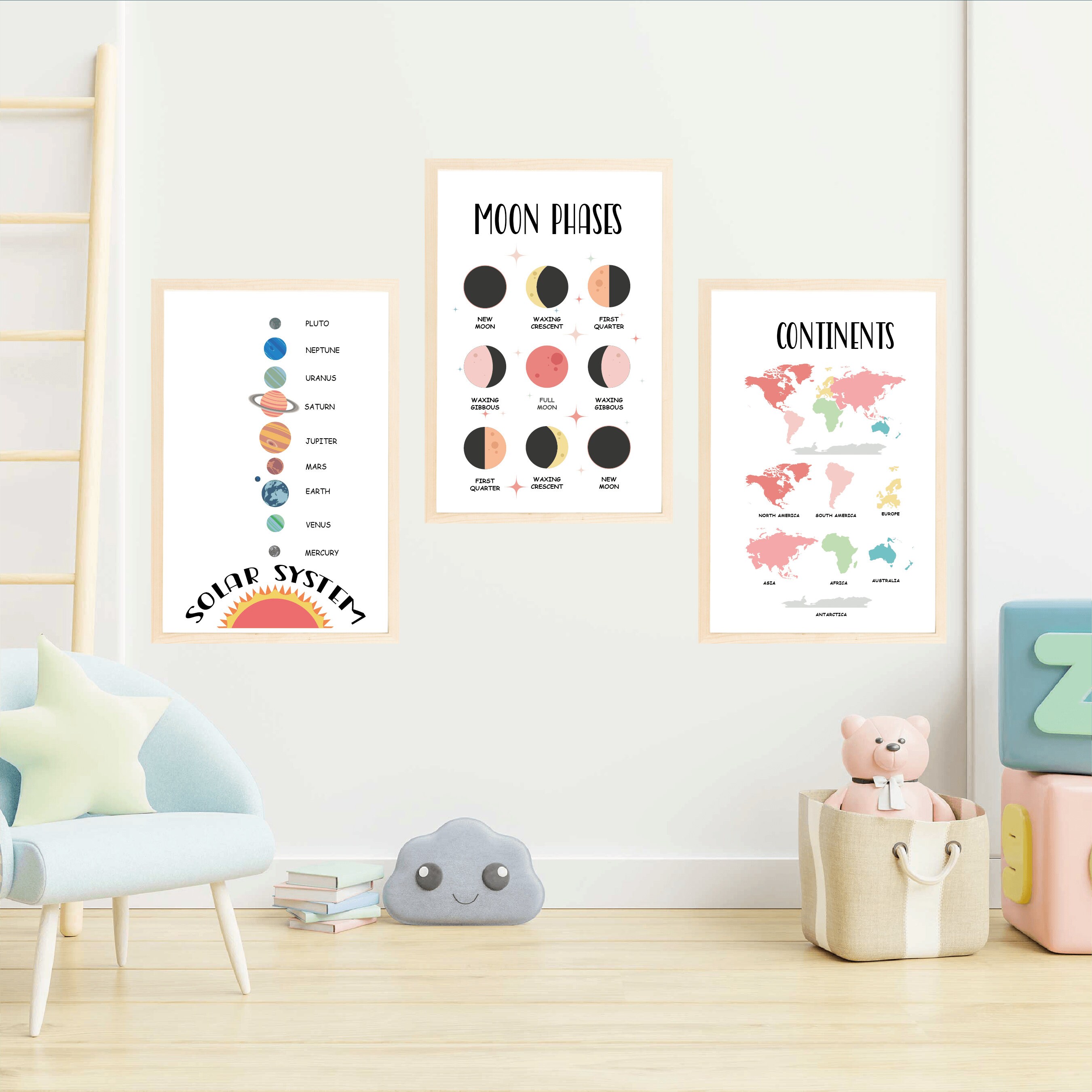 Set of 21 Educational Posters Classroom Decor Bundle - Etsy