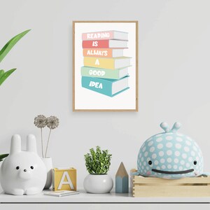 Reading Posters, Reading Corner Posters, Reading Corner Wall Art ...