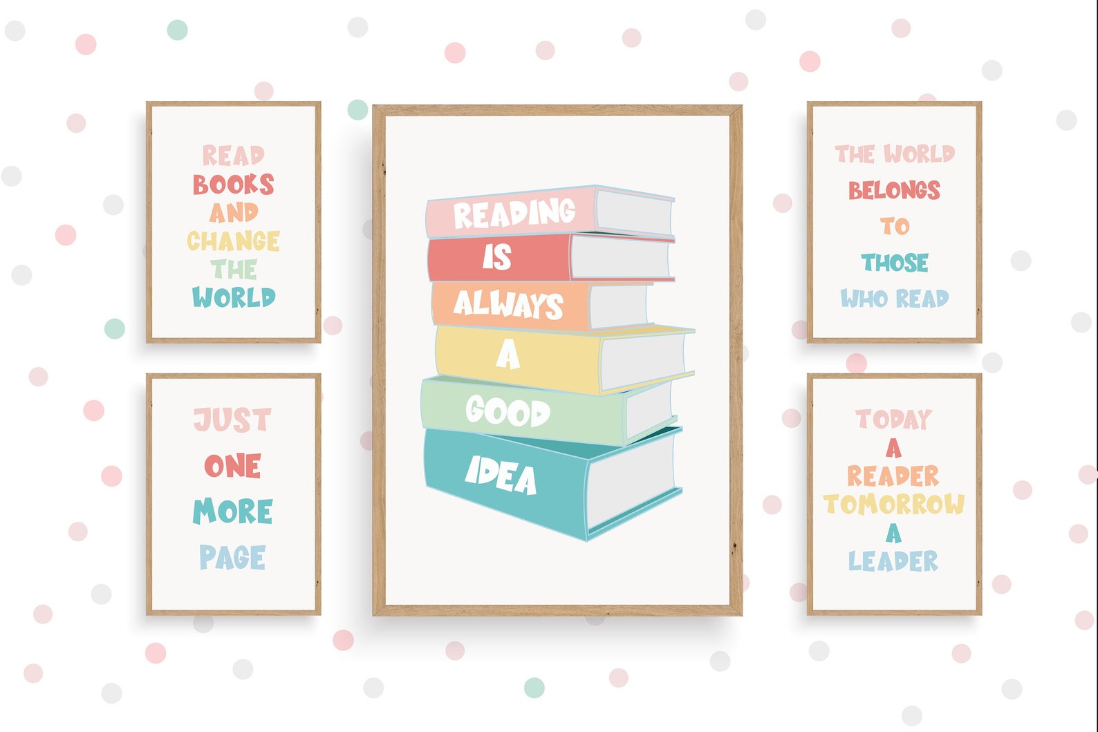 Reading Posters Reading Corner Posters Reading Corner Wall - Etsy