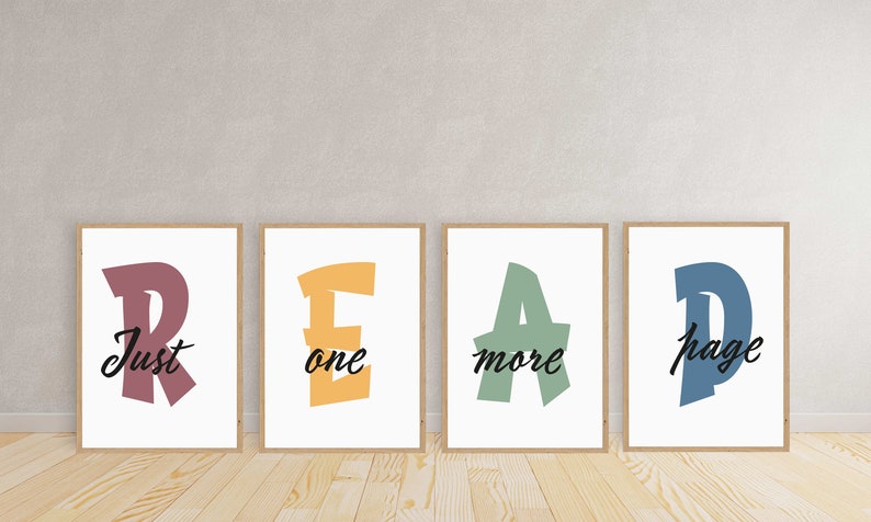 Printable Reading Posters, Reading Poster for Classroom, Reading Print ...