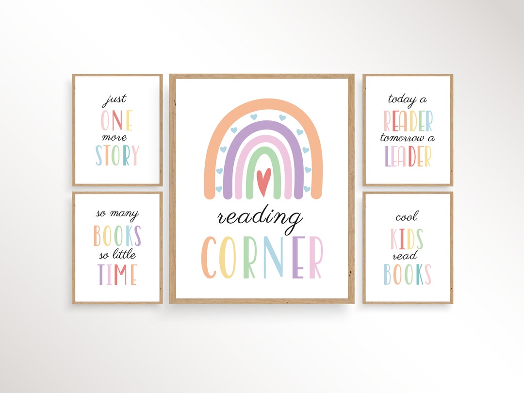 Reading Corner, Reading Poster, Reading Nook, Classroom Reading Corner ...